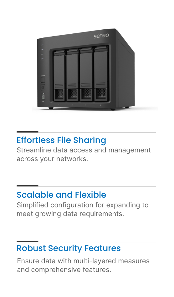 NAS System｜Streamline Data Sharing and Storage | Senao Networks
