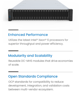 SR710｜DC-MHS 伺服器 - 採用 Intel® Xeon® 6 的高效能運算 | Senao Networks