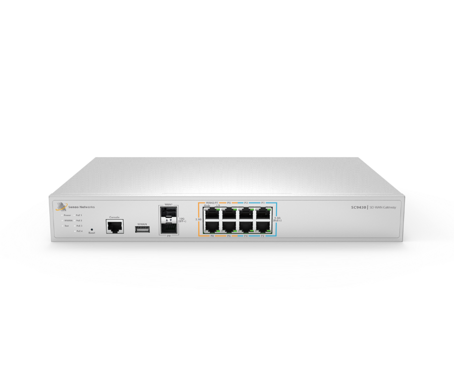 SASE Gateway (8-Port 2.2GHz) Desktop X86/ARM | Senao Networks