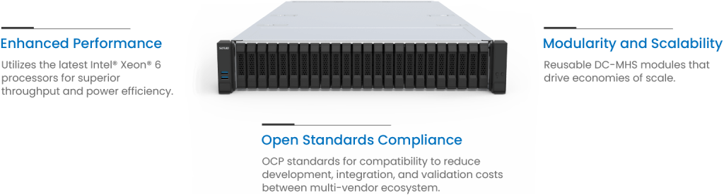 SR710｜DC-MHS Server - High Performance Computing with Intel® Xeon® 6 ...